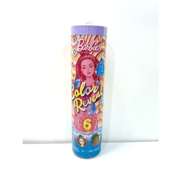 Mattel | Toys | Barbie Colour Reveal Groovy Doll 6 Piece Water Reveal ...